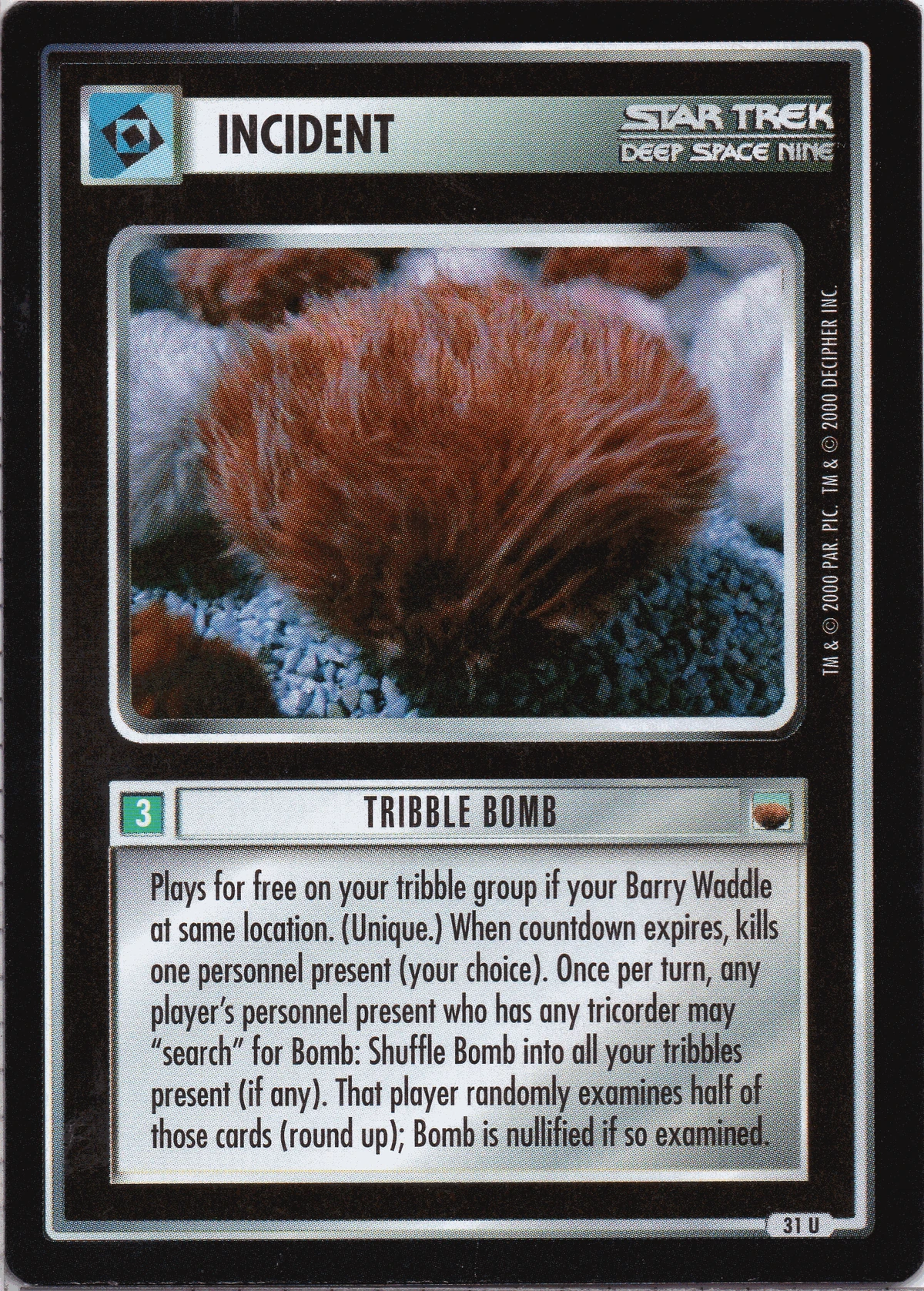 Tribble Bomb (TTWT) | CardGuide Wiki | Fandom