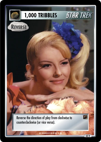 1,000 Tribbles - Reverse (NBT) | CardGuide Wiki | Fandom