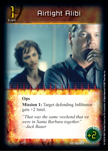 Airtight Alibi (1E) | CardGuide Wiki | Fandom