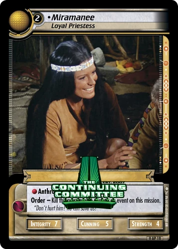 Miramanee - Loyal Priestess (AP TCC) | CardGuide Wiki | Fandom