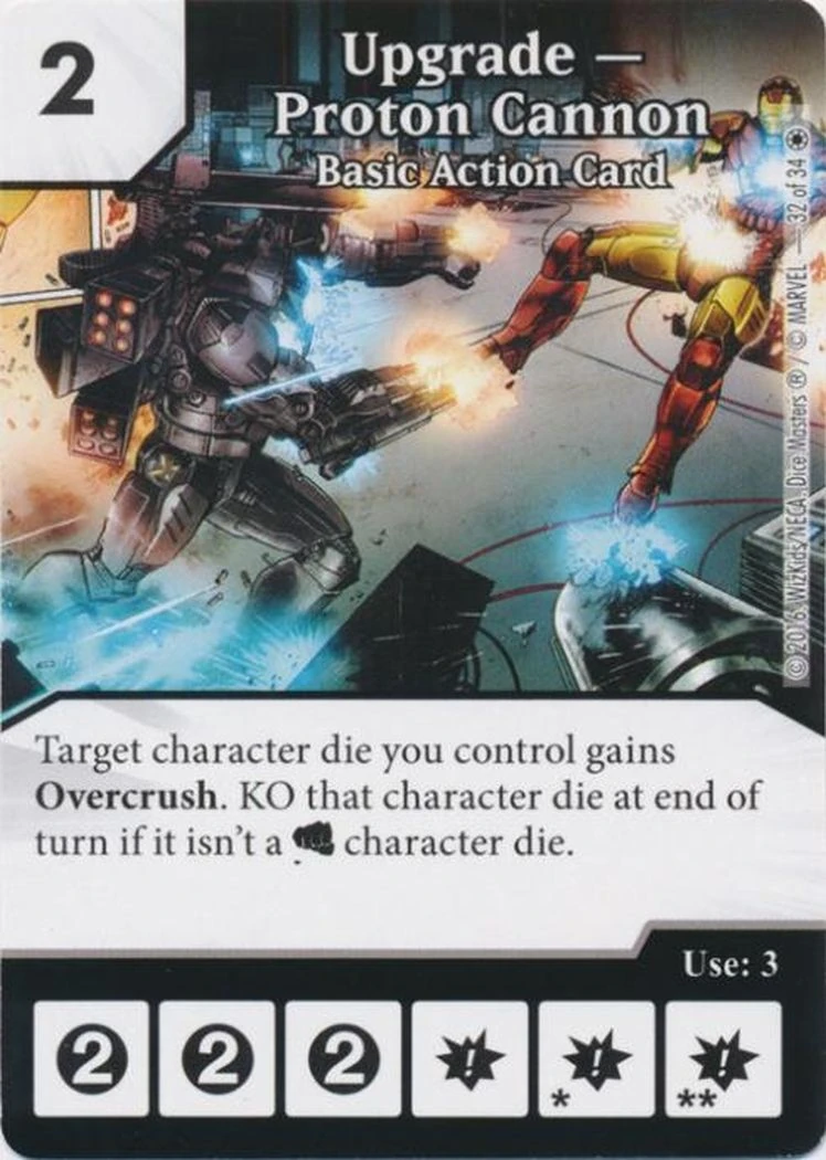 Upgrade - Proton Cannon - Basic Action Card (IM&WMSS) | CardGuide Wiki | Fandom