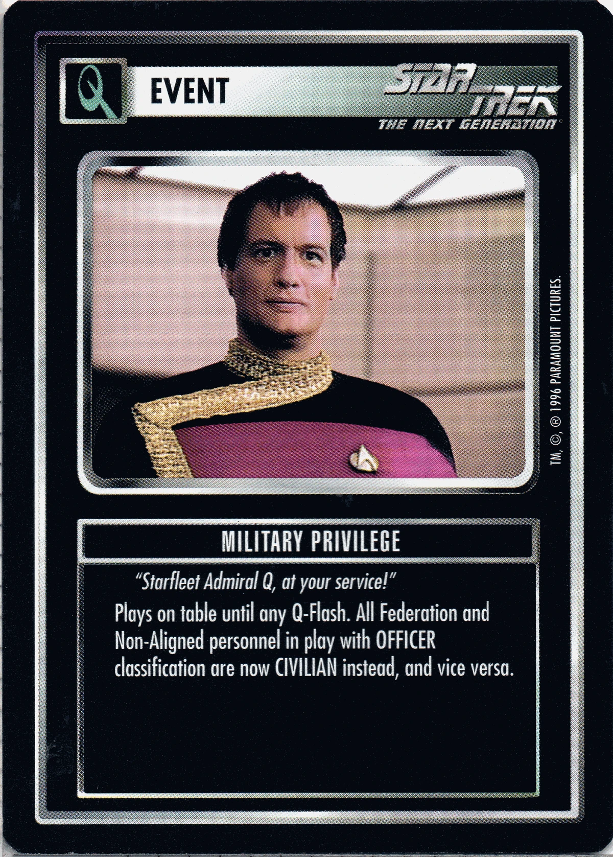 Military Privilege (QC) | CardGuide Wiki | Fandom