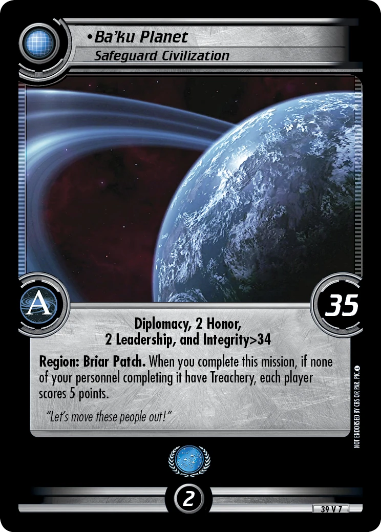Ba'ku Planet | CardGuide Wiki | Fandom