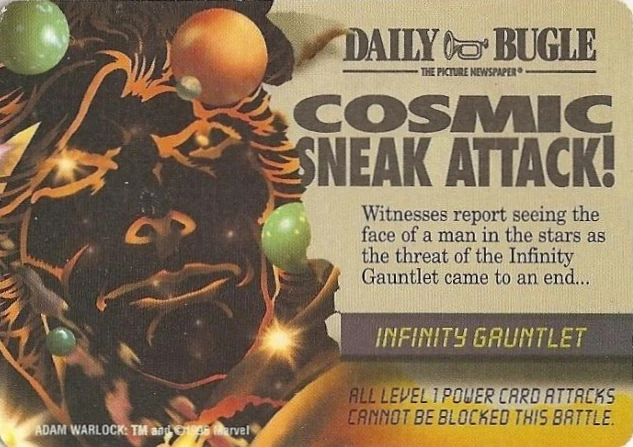 Infinity Gauntlet - Cosmic Sneak Attack! (MCOP) | CardGuide Wiki | Fandom