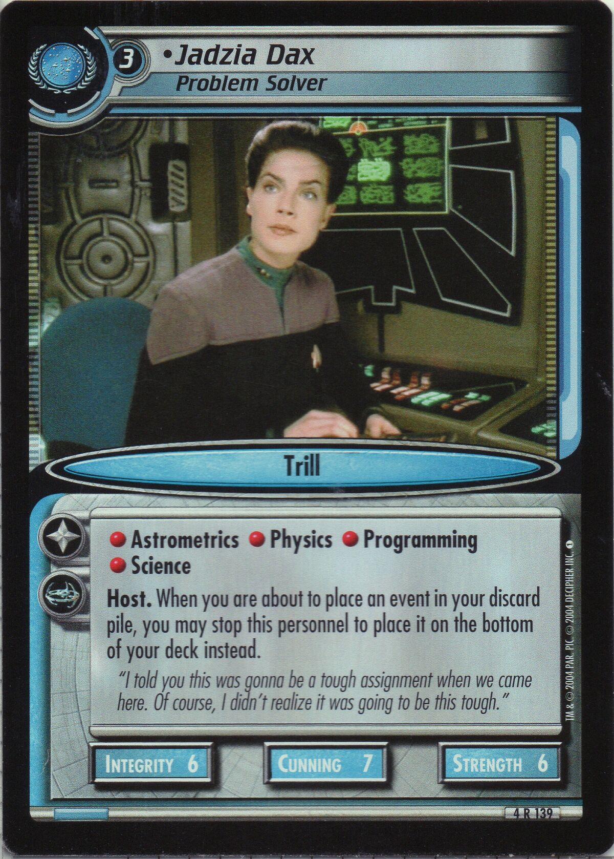 Jadzia Dax Problem Solver Ne Cardguide Wiki Fandom