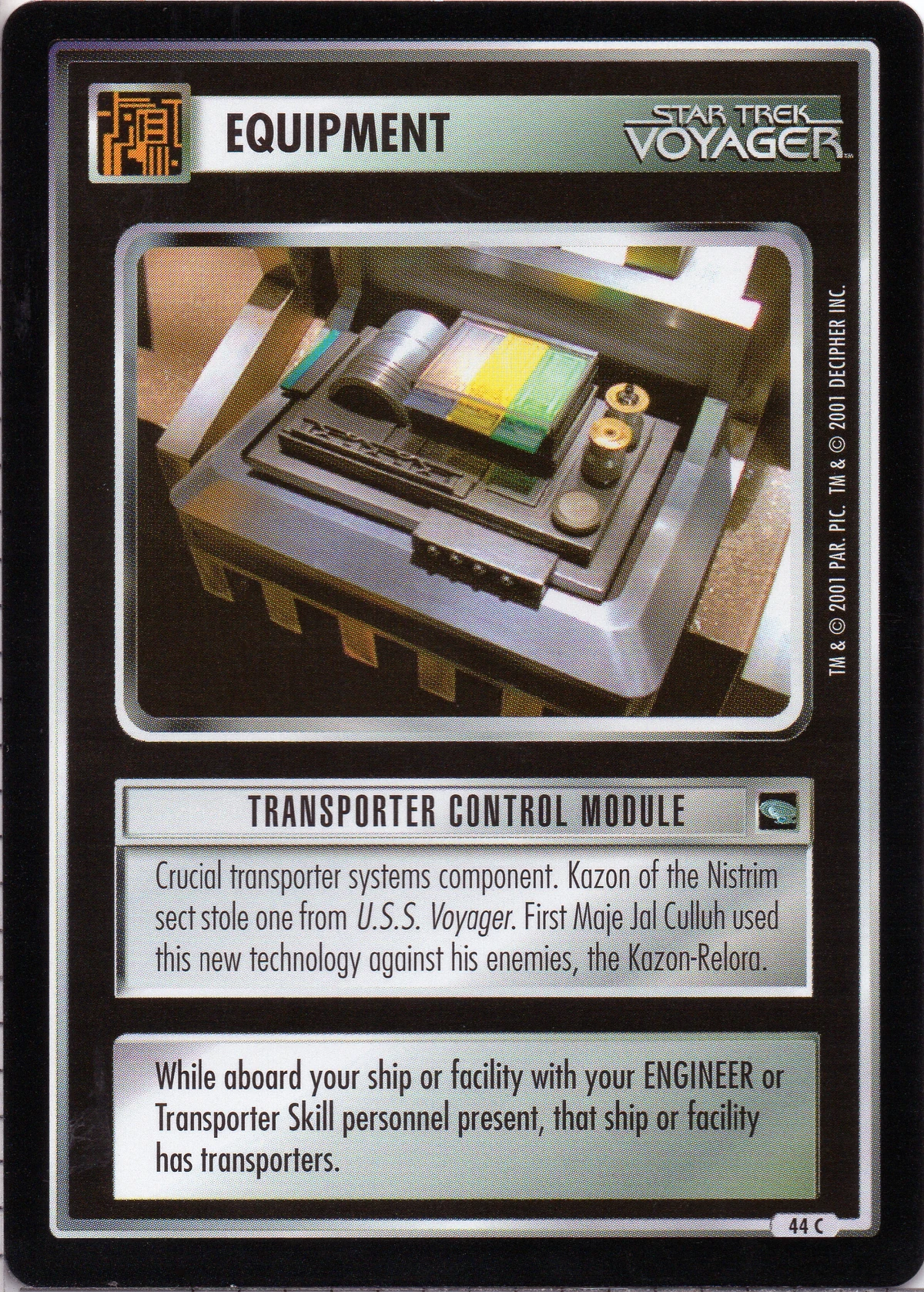 Transporter Control Module (VOY) | CardGuide Wiki | Fandom