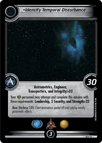 Identify Temporal Disturbance (MoT) | CardGuide Wiki | Fandom