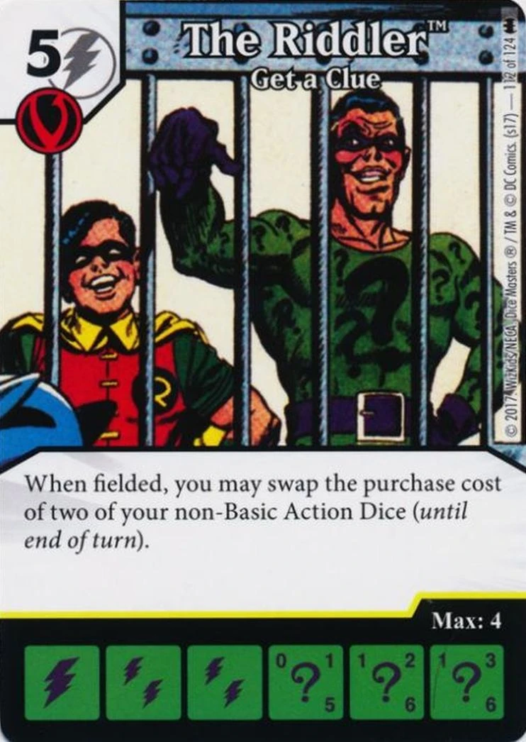The Riddler - Get a Clue (BMDM) | CardGuide Wiki | Fandom