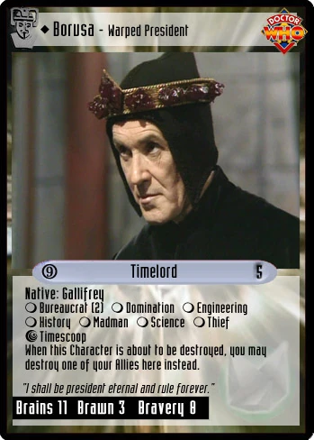 Borusa (9) - Warped President (KTT) | CardGuide Wiki | Fandom