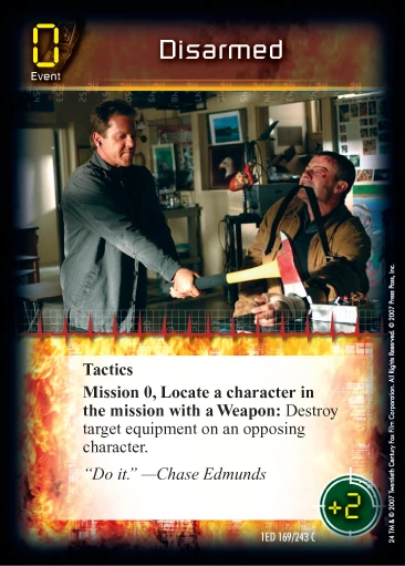 Disarmed (1E) | CardGuide Wiki | Fandom