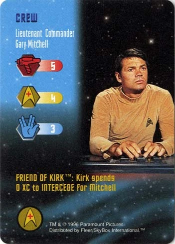 Lieutenant Commander Gary Mitchell (ST) (crew) | CardGuide Wiki | Fandom
