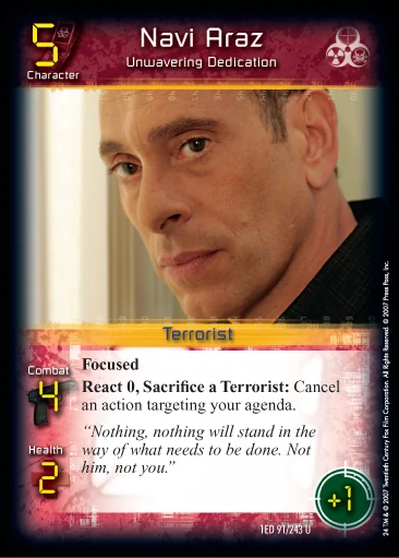 Navi Araz - Unwavering Dedication (1E) | CardGuide Wiki | Fandom