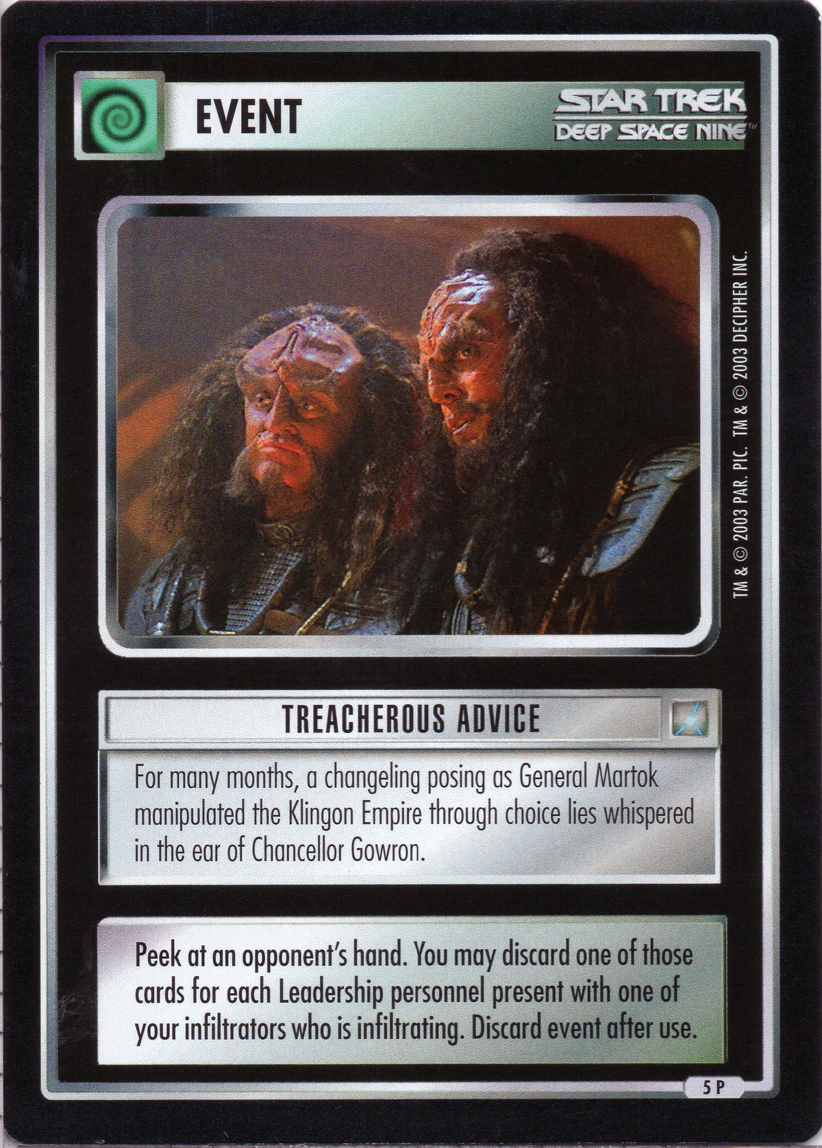 Treacherous Advice (AGT) | CardGuide Wiki | Fandom