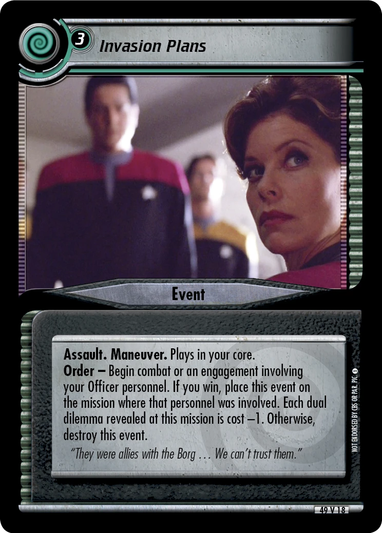 Invasion Plans (SoA) | CardGuide Wiki | Fandom