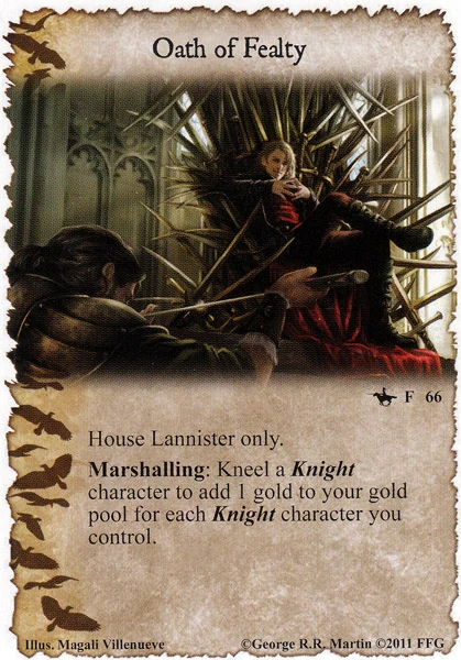 Oath of Fealty (WLL) | CardGuide Wiki | Fandom