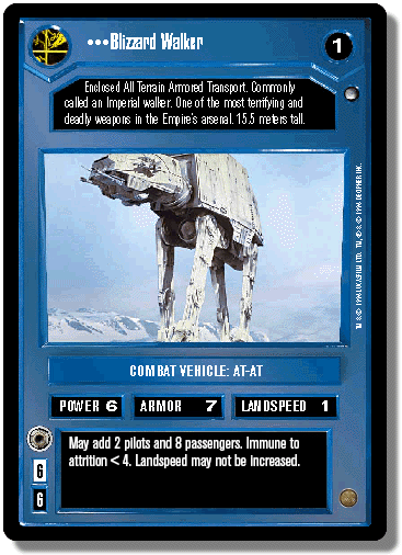 Blizzard Walker Hoth Cardguide Wiki Fandom