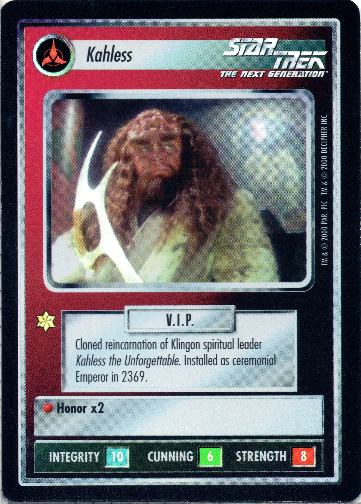 Kahless (Reflections) | CardGuide Wiki | Fandom