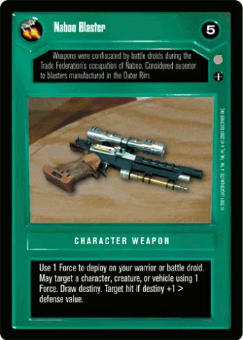 Naboo Blaster (CRC) | CardGuide Wiki | Fandom