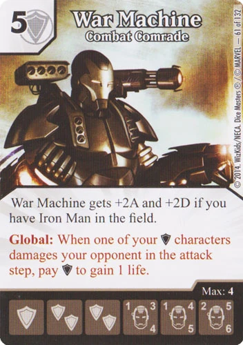 War Machine - Combat Comrade (AvX) | CardGuide Wiki | Fandom