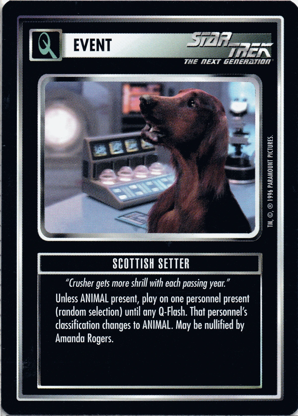 Scottish Setter (QC) | CardGuide Wiki | Fandom
