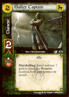 Galley Captain (I&FE) | CardGuide Wiki | Fandom