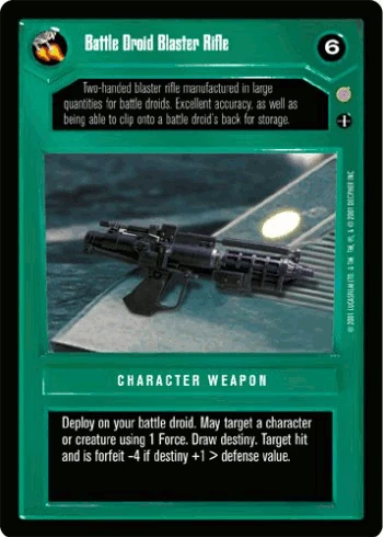 Battle Droid Blaster Rifle (CRC) | CardGuide Wiki | Fandom