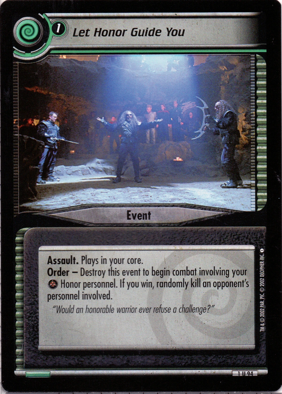 Let Honor Guide You (2E) | CardGuide Wiki | Fandom