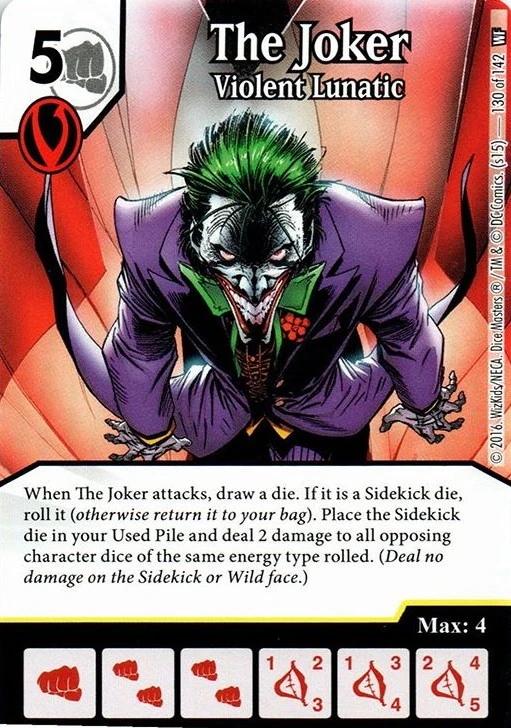 The Joker - Violent Lunatic (WFDM) | CardGuide Wiki | Fandom