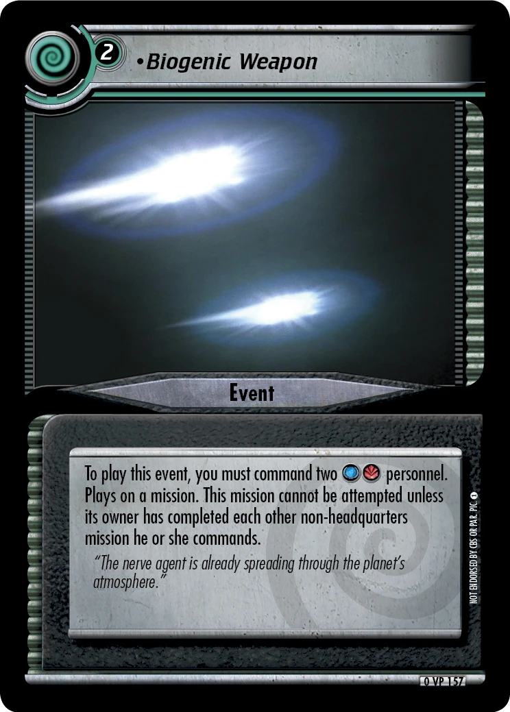 Biogenic Weapon (VP) | CardGuide Wiki | Fandom