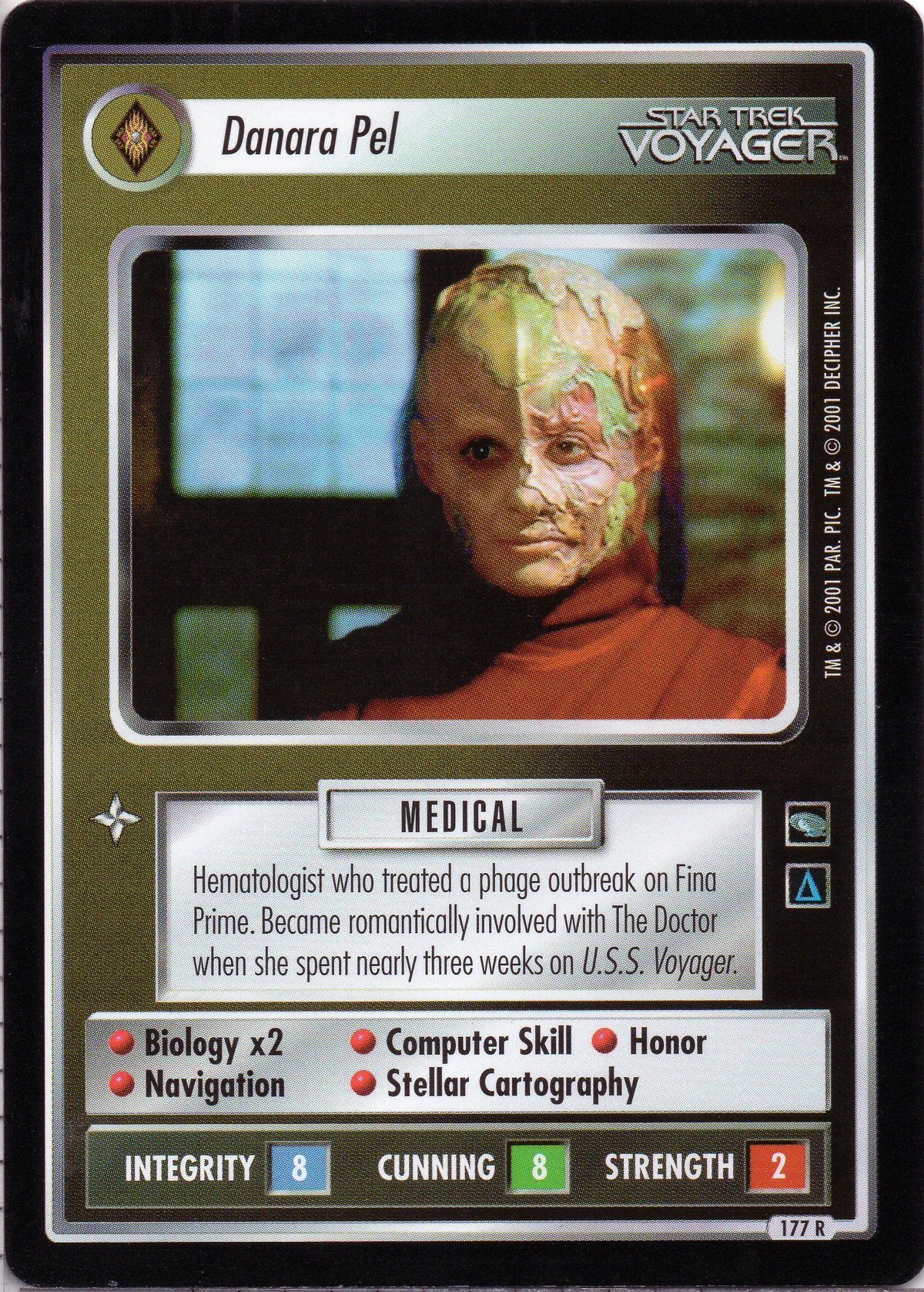 Danara Pel (VOY) | CardGuide Wiki | Fandom