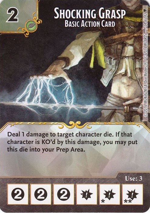 Shocking Grasp Basic Action Card Fus Cardguide Wiki Fandom