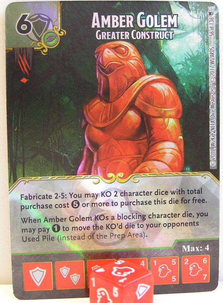 Amber Golem Greater Construct Toa Foil Cardguide Wiki Fandom