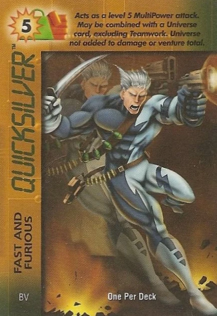 Quicksilver - Fast and Furious (MCOP) | CardGuide Wiki | Fandom