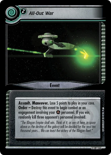 All-Out War (VP) | CardGuide Wiki | Fandom