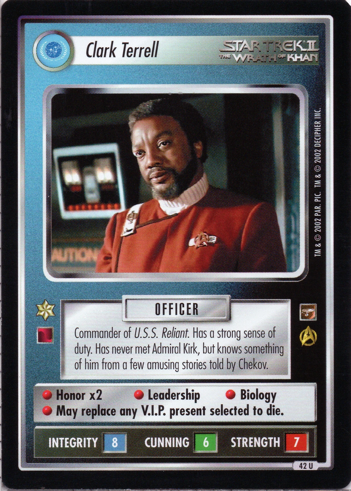 Clark Terrell (TMP) | CardGuide Wiki | Fandom