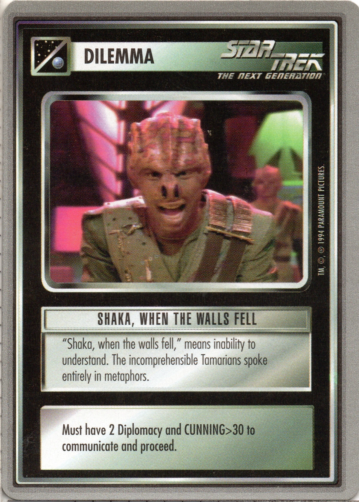 Shaka, When the Walls Fell (CT) | CardGuide Wiki | Fandom