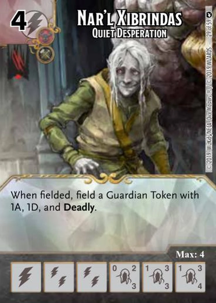Nar'l Xibrindas - Quiet Desperation (TIWCB) | CardGuide Wiki | Fandom