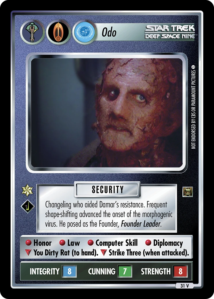 Odo (DoW) | CardGuide Wiki | Fandom