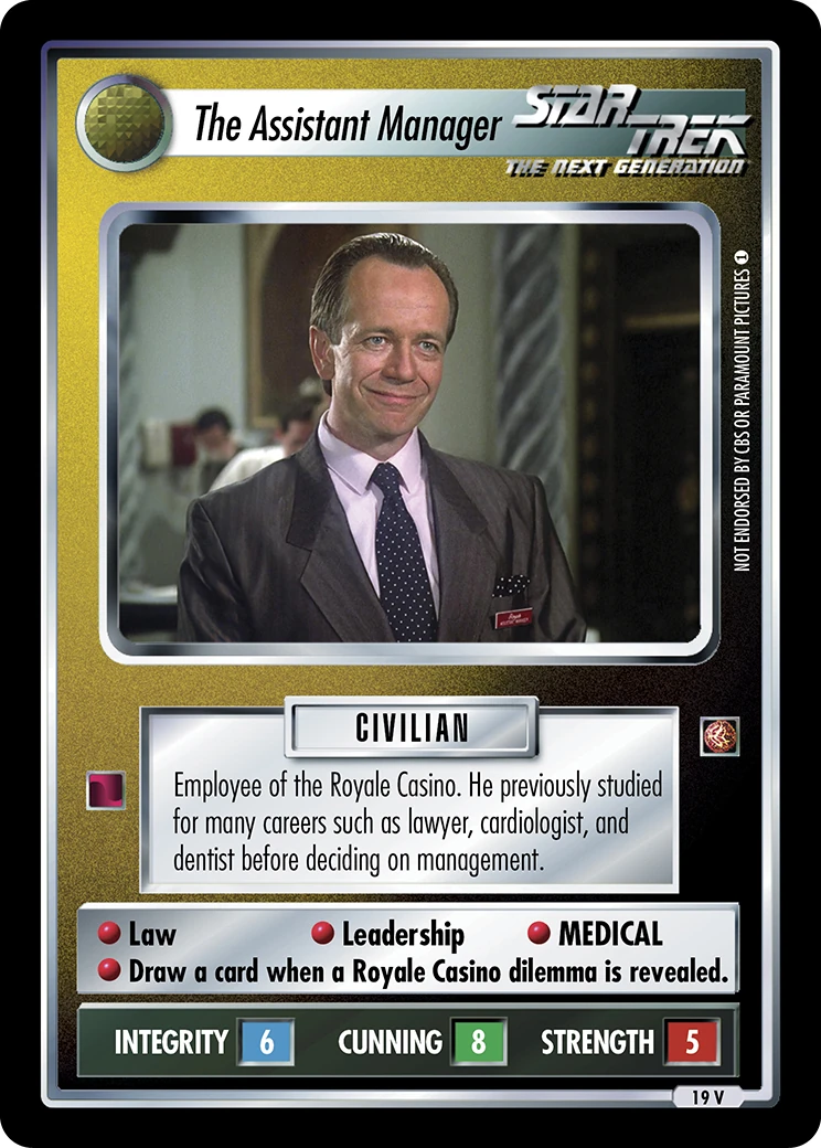 The Assistant Manager (AUT) | CardGuide Wiki | Fandom