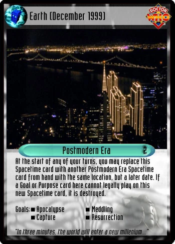 Earth (December 1999) (AF) | CardGuide Wiki | Fandom