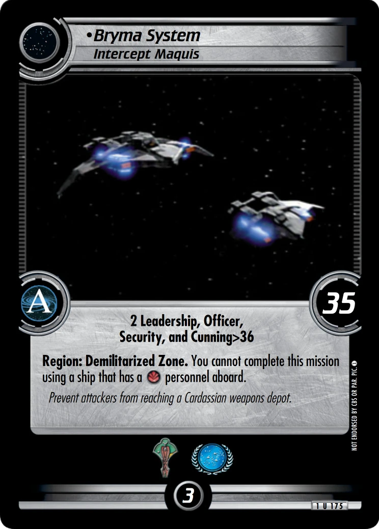 Bryma System - Intercept Maquis (Errata) (2E) | CardGuide Wiki | Fandom