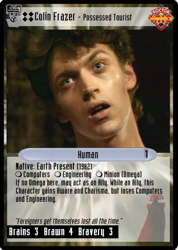 Colin Frazer - Possessed Tourist (LoT) | CardGuide Wiki | Fandom