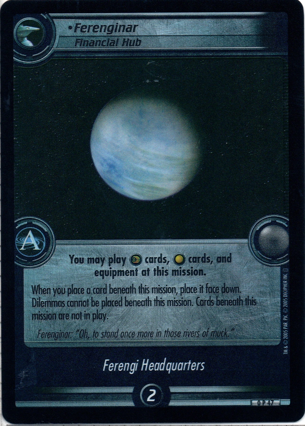 Ferenginar - Financial Hub (HM) | CardGuide Wiki | Fandom