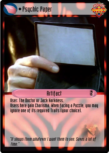 Psychic Paper (T9D) | CardGuide Wiki | Fandom