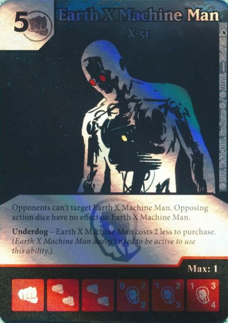Earth X Machine Man - X-51 (TMT) | CardGuide Wiki | Fandom