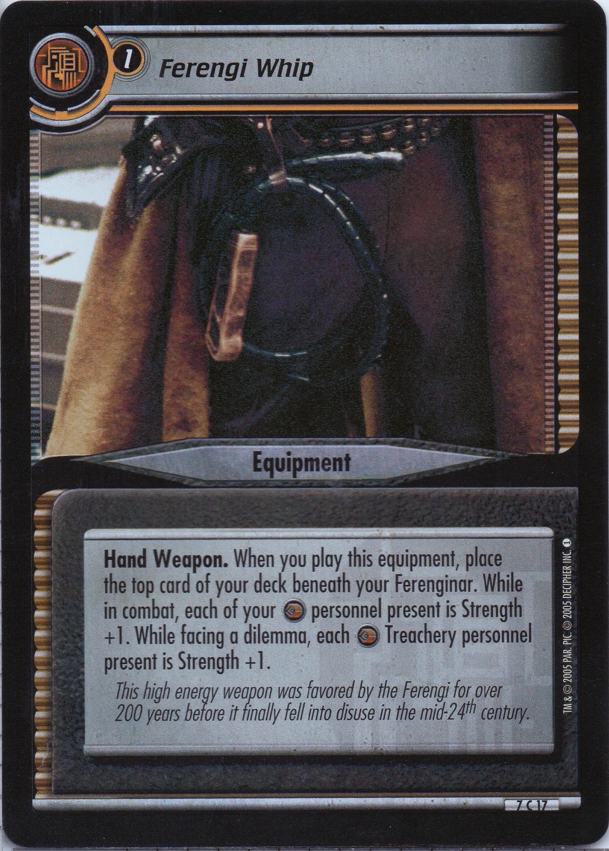 Ferengi Whip (SNW) | CardGuide Wiki | Fandom