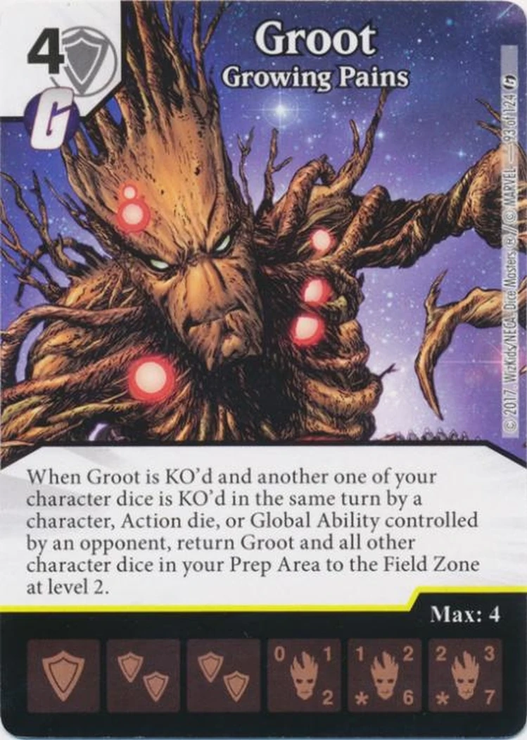 Groot - Growing Pains (GotG) | CardGuide Wiki | Fandom