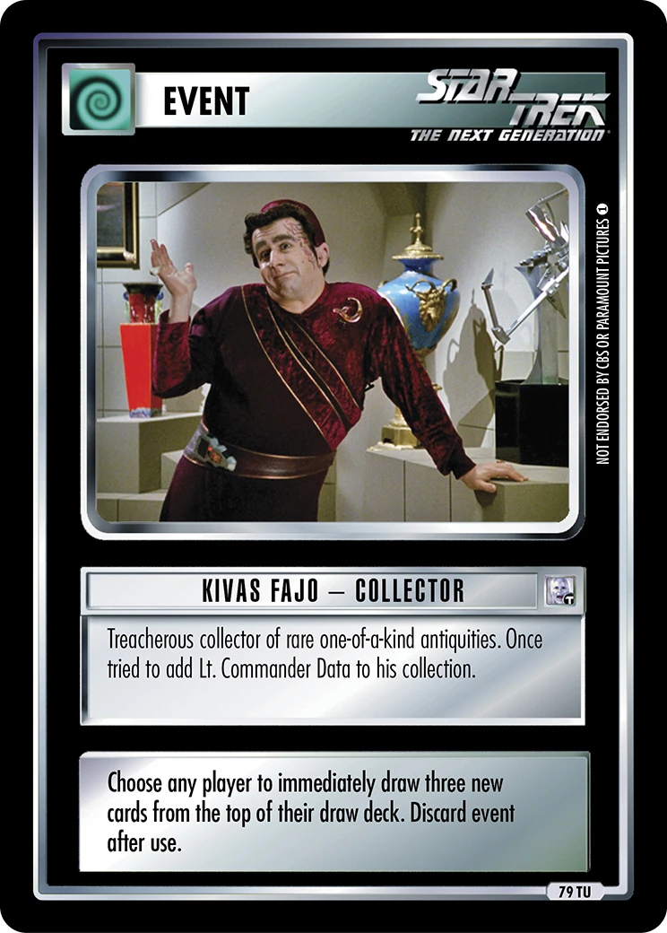 Kivas Fajo - Collector (PT) | CardGuide Wiki | Fandom