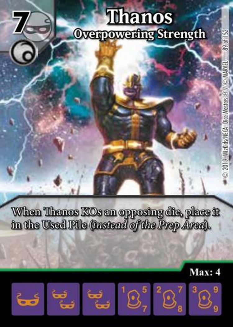 Thanos Overpowering Strength Aigdp Cardguide Wiki Fandom