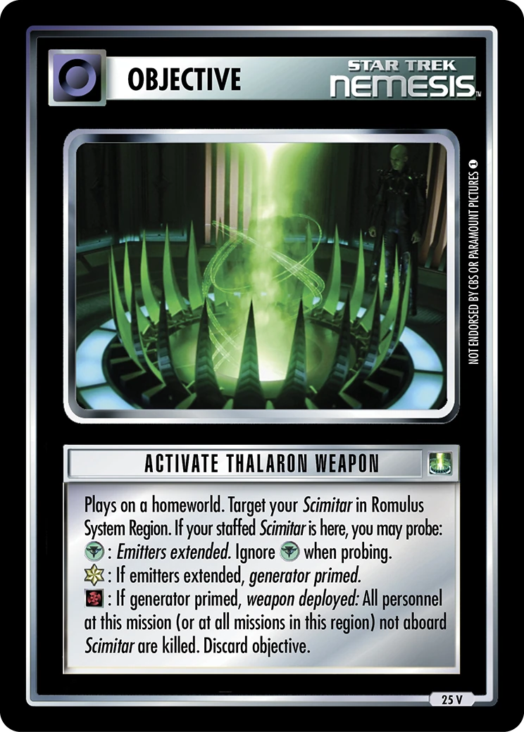 Activate Thalaron Weapon (NEM) | CardGuide Wiki | Fandom